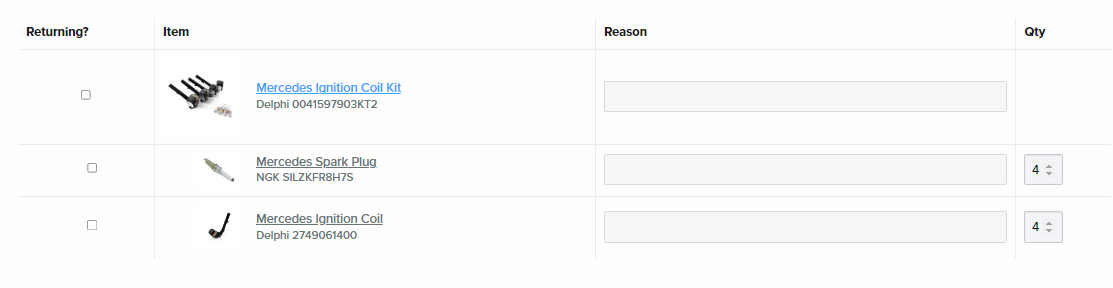 How to create a return – FCP Euro